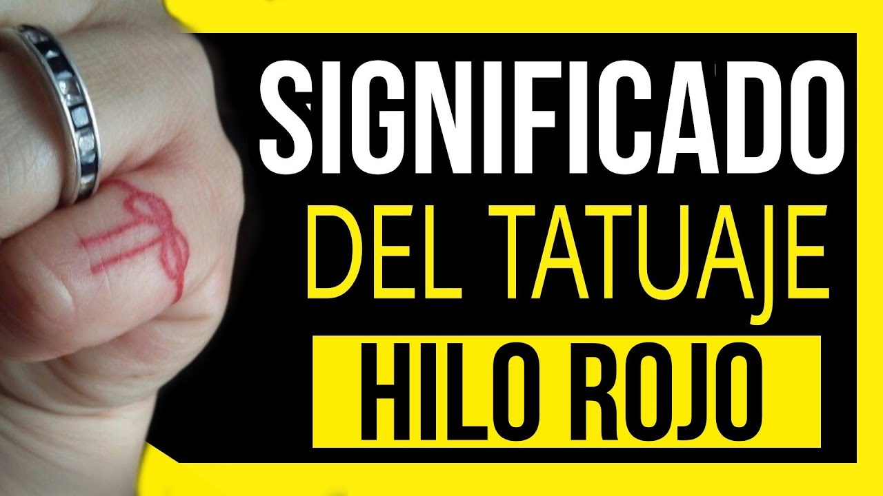 El significado del tatuaje del hilo rojo del destino y su origen - Te ...