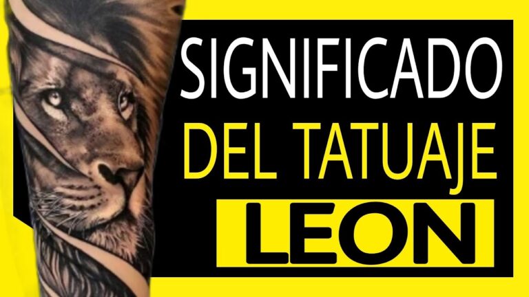 Significado del tatuaje de león con flores: descubre su simbolismo - Te ...